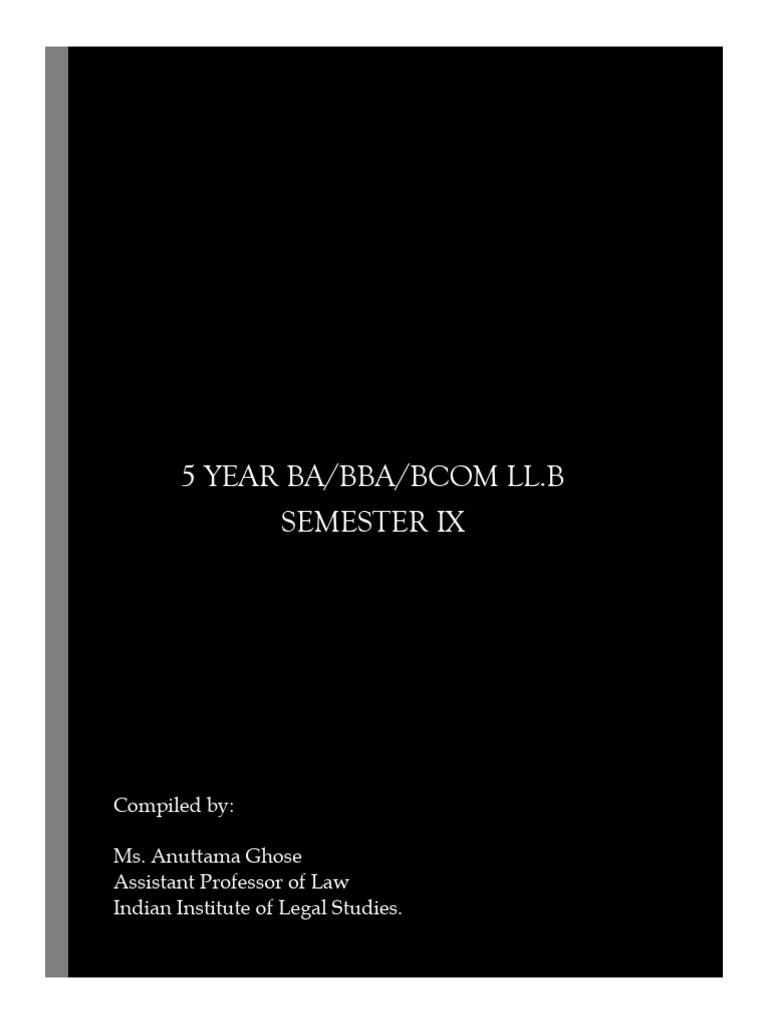 Ipr- Study Materials | PDF