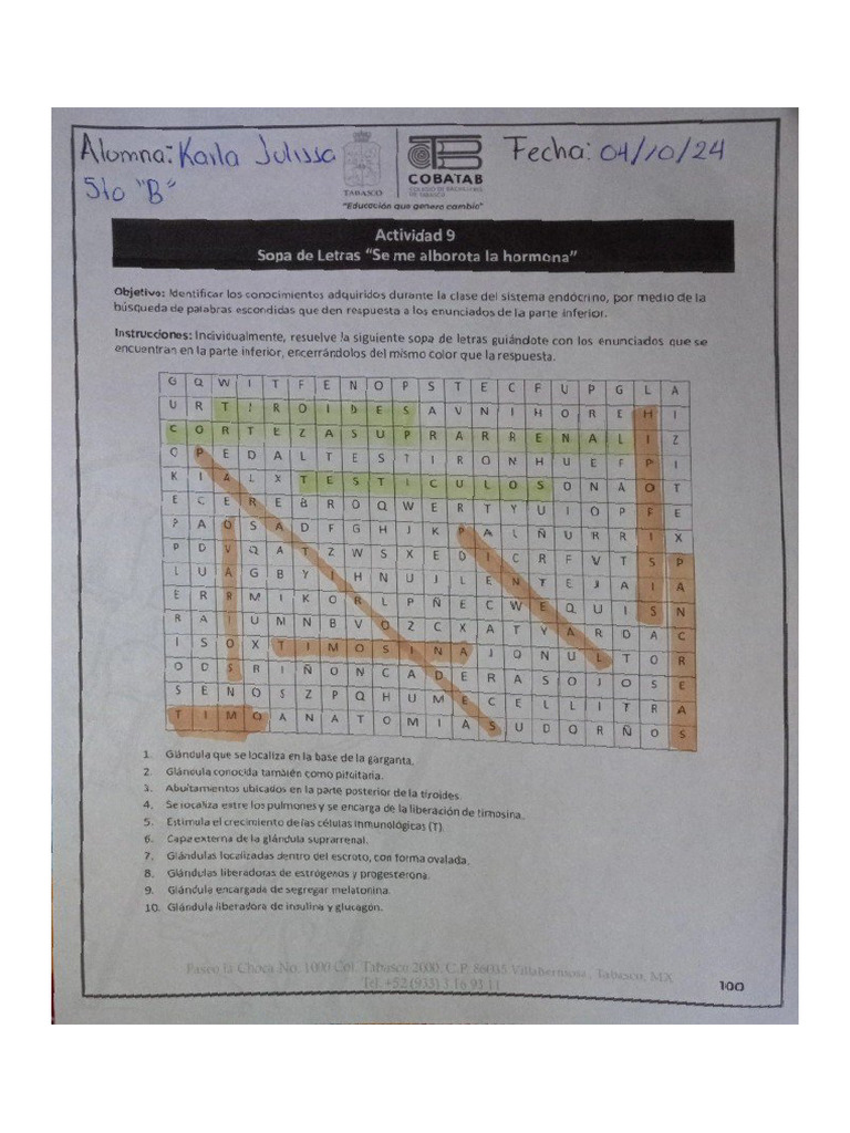 Sopa de Letras Yuli | PDF