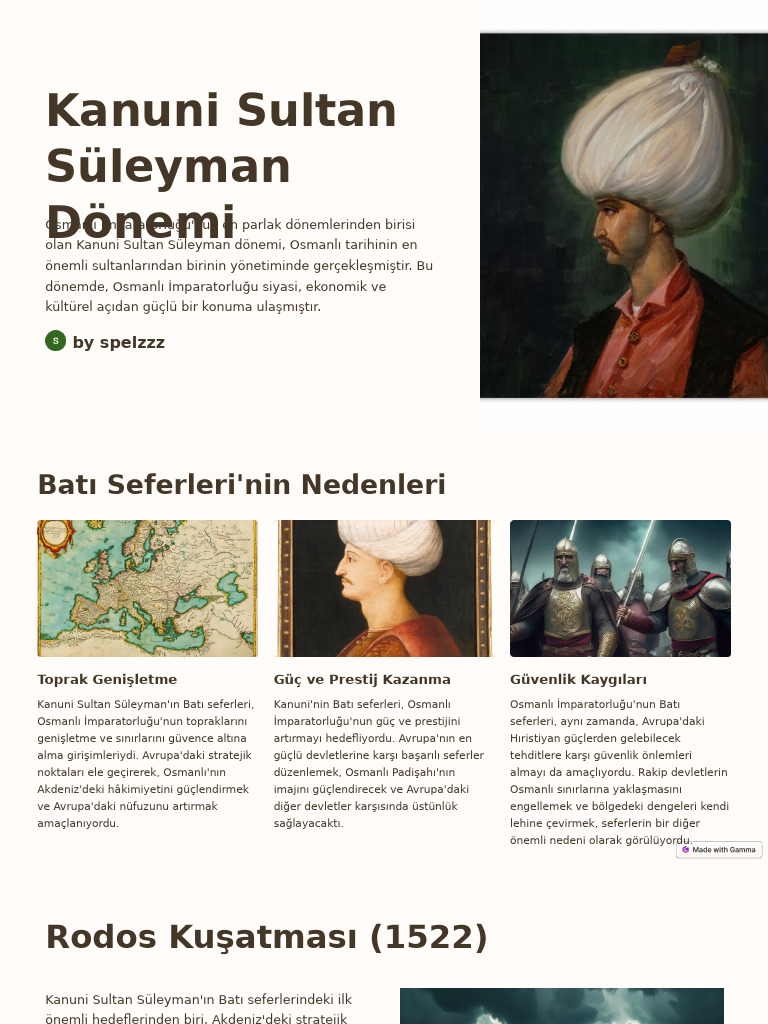 Kanuni Sultan Suleyman Donemi | PDF