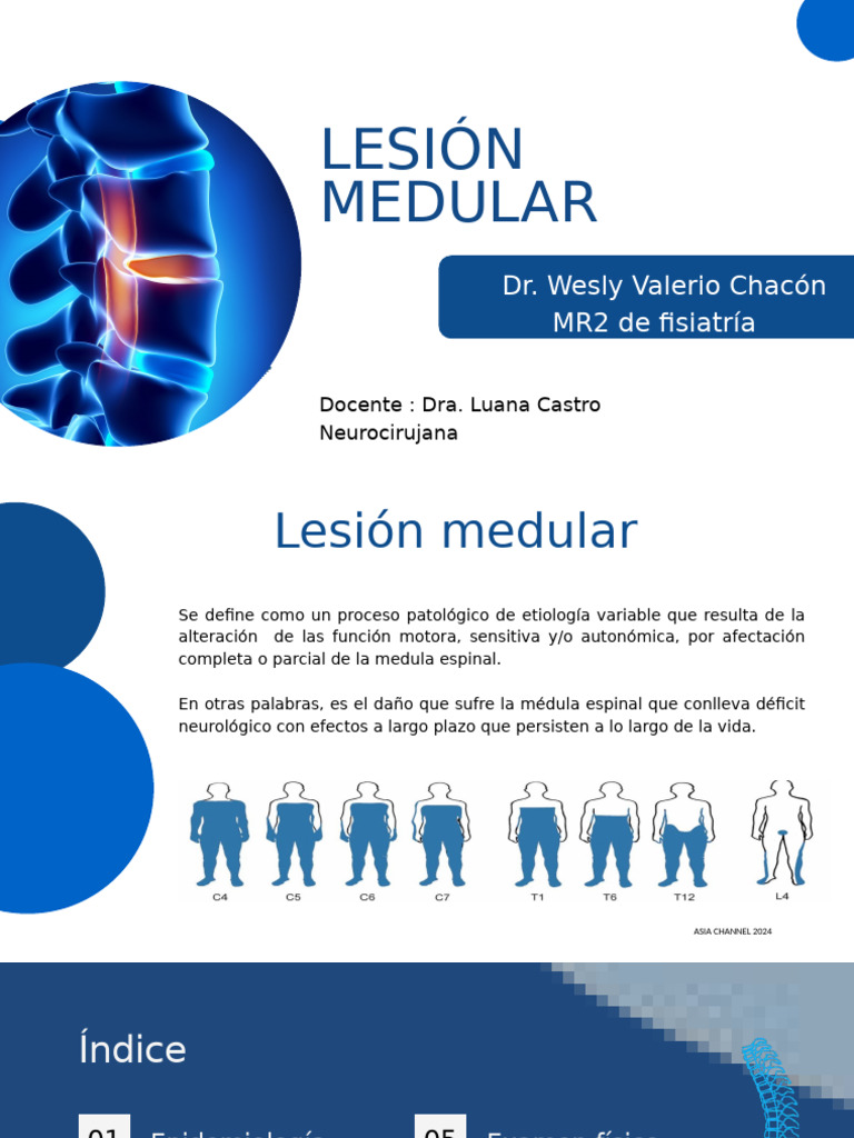 Lesión Medular DR Valerio | PDF