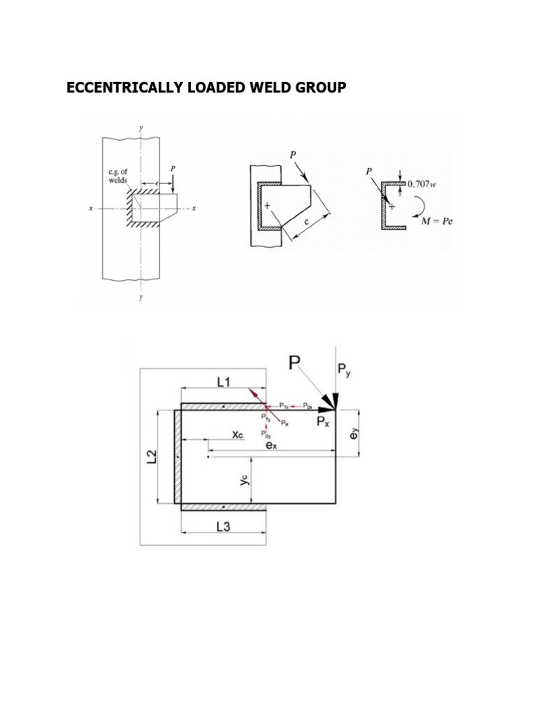 Eccentrically Welded Group | PDF
