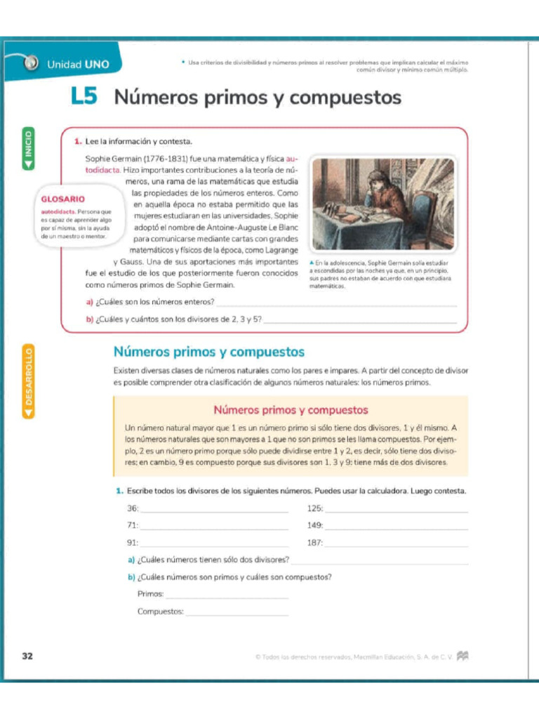 Primos y Compuestos | PDF | Número primo | Aritmética