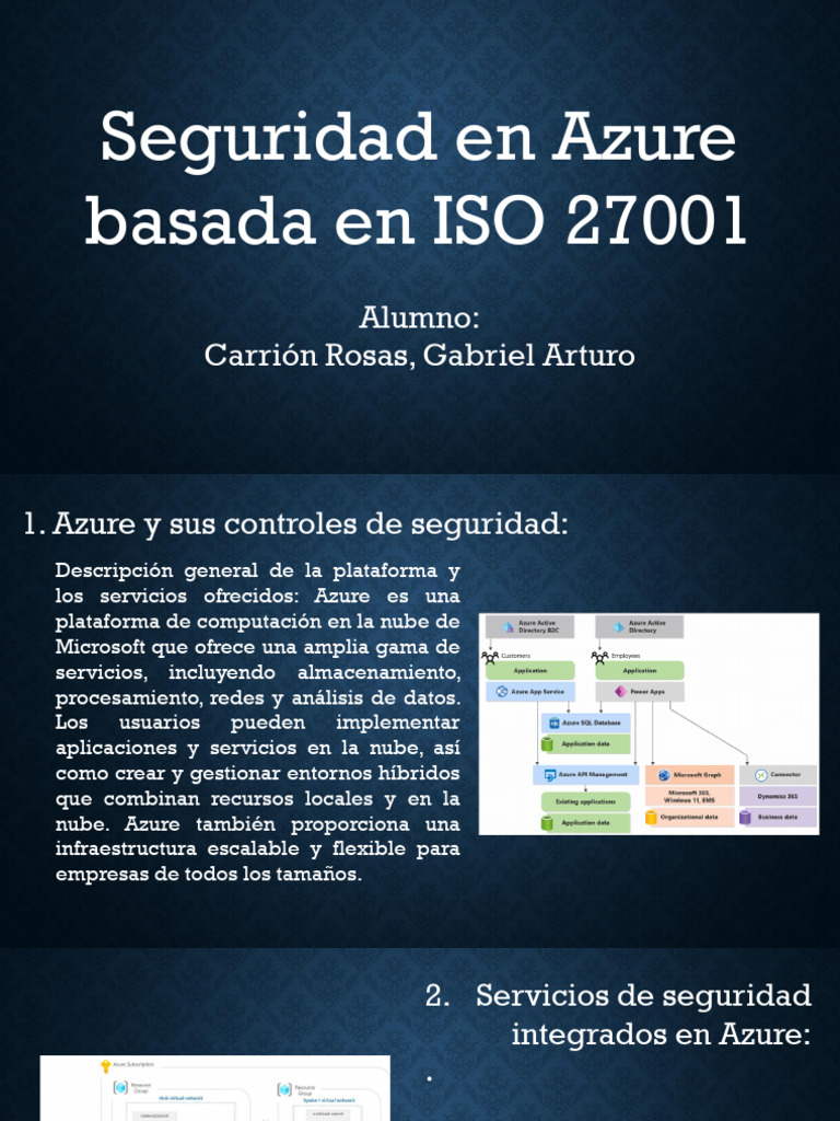 Seguridad en Azure Basada en ISO 27001 - AZ-900T00 - FUNDAMENTOS DE ...