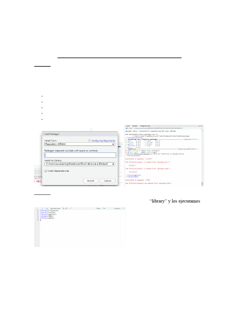 Creacion de Tabla de Frecuencia en Rstudio | PDF