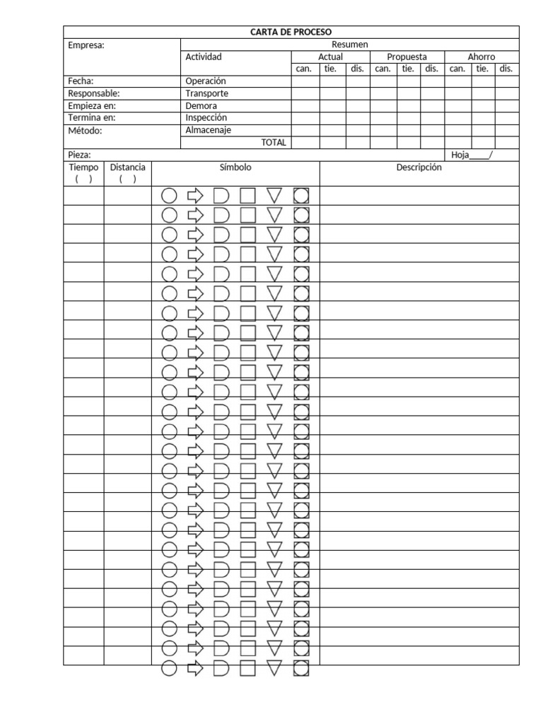 Formato Carta de Proceso | PDF