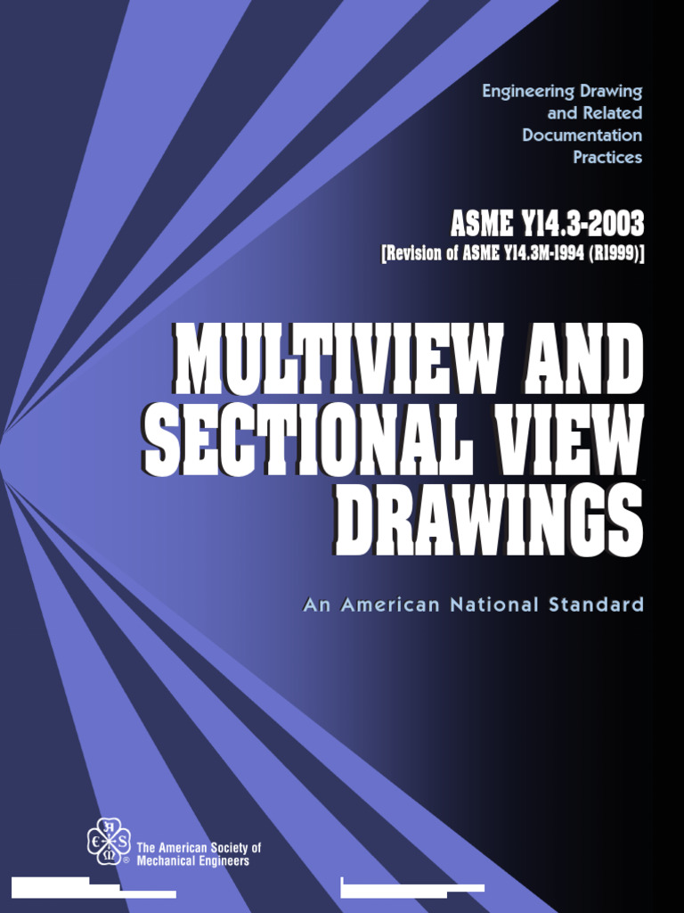 Vdocuments - MX Asme Y143 2003vistas y Cortespdf 1 | PDF