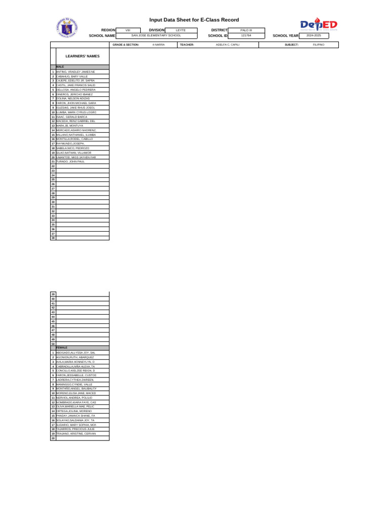 Grade 4 - Filipino Narra | PDF