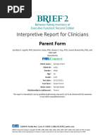 Brief2a Self Report Form Interpretive Report Sample | PDF | Cognition ...