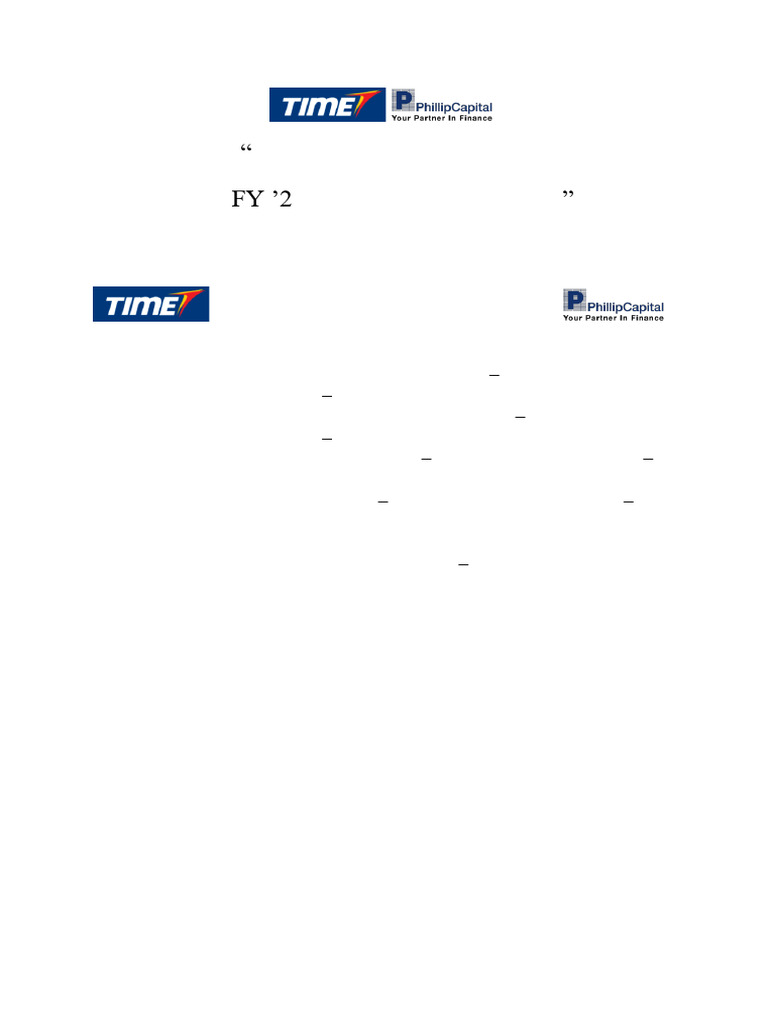 Time Technoplast Limited q4 2024 | PDF