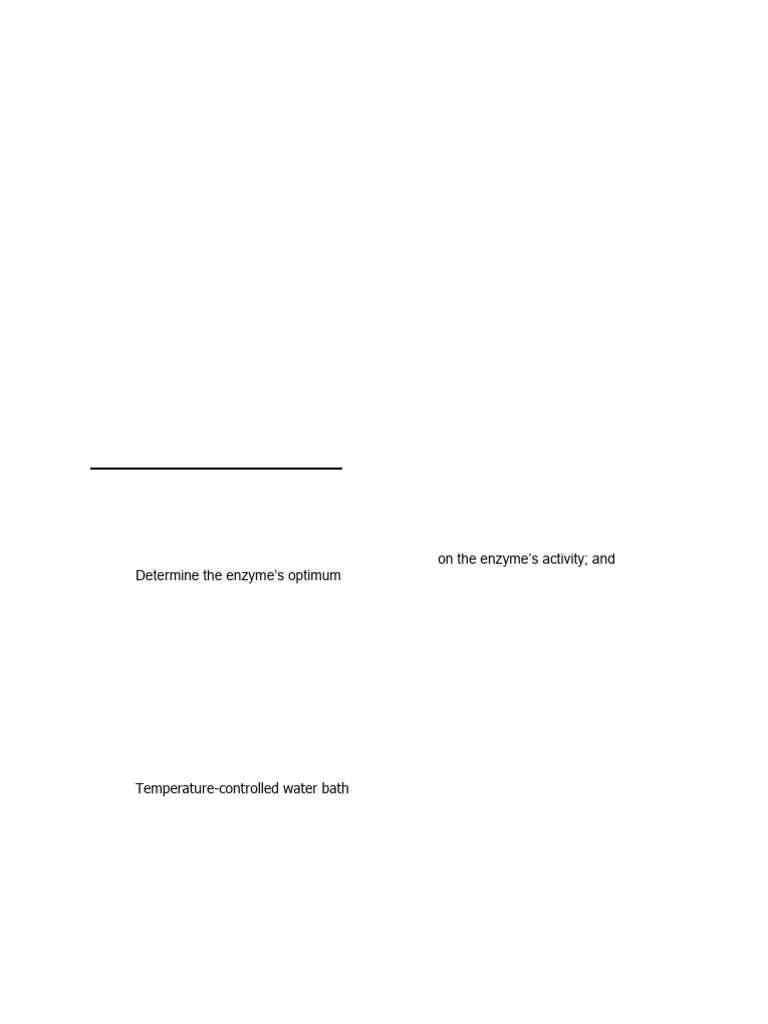 (LAB SHEET) E3 Factors Affecting Enzymatic Activity PDF | PDF | Enzyme | Ph