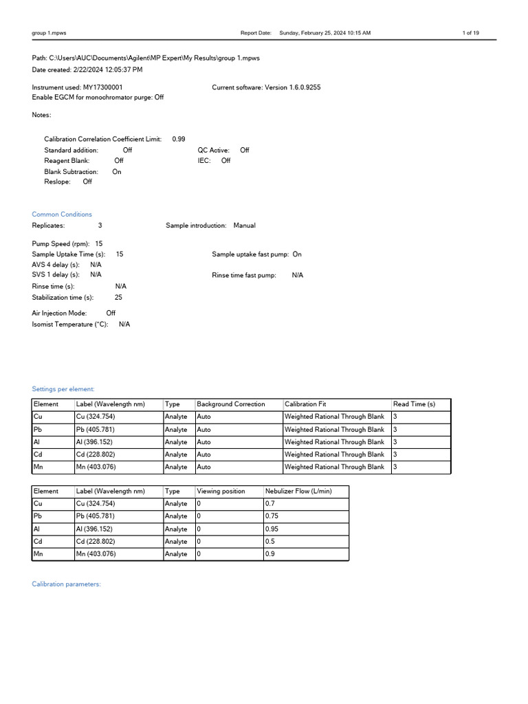 Heavy Metals Report | PDF