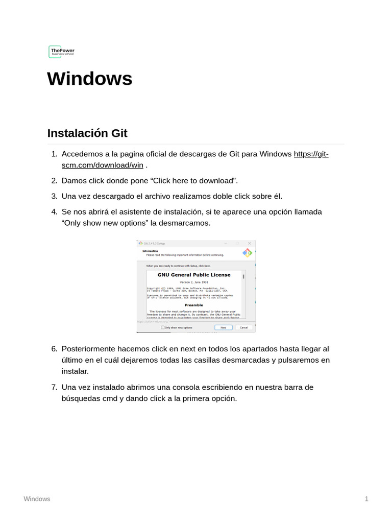 Instalacion-Git Windows | PDF