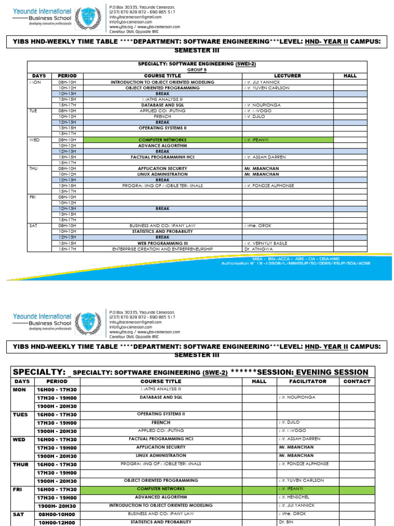 SWE HND 2 CAMPUS A (2024) | PDF