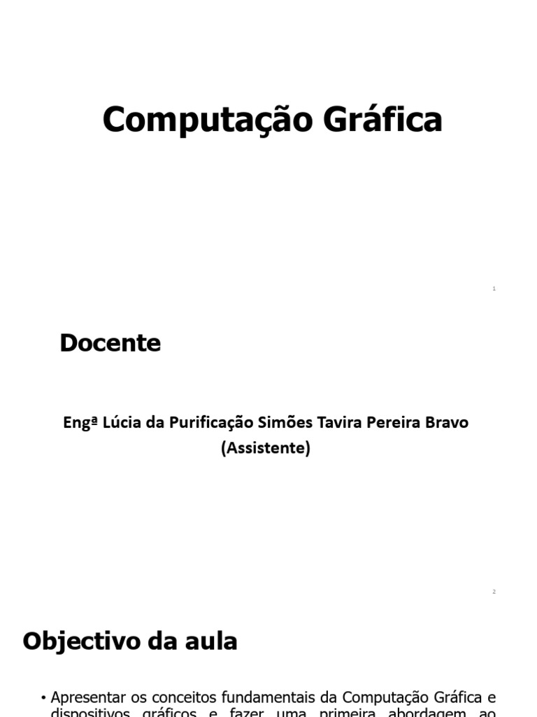 ISPO_CG - Aula_3 (23_24) | PDF