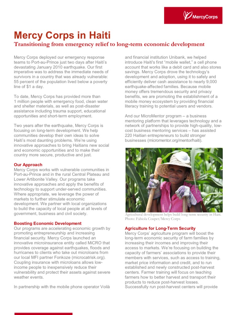 Haiti Fact Sheet | Download Free PDF | Haiti | Poverty