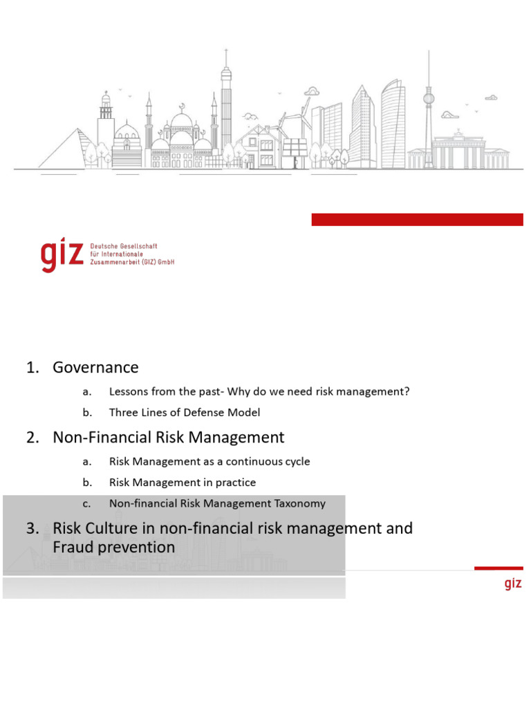 Non-Financial Risk Management | PDF