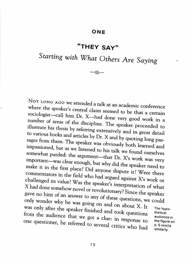 Tsis1 They Say | PDF