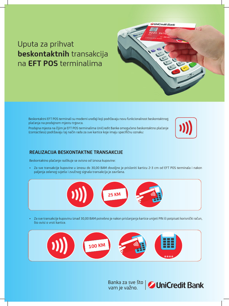 Uputstvo - Prihvat Beskontaktnih Transakcija | PDF