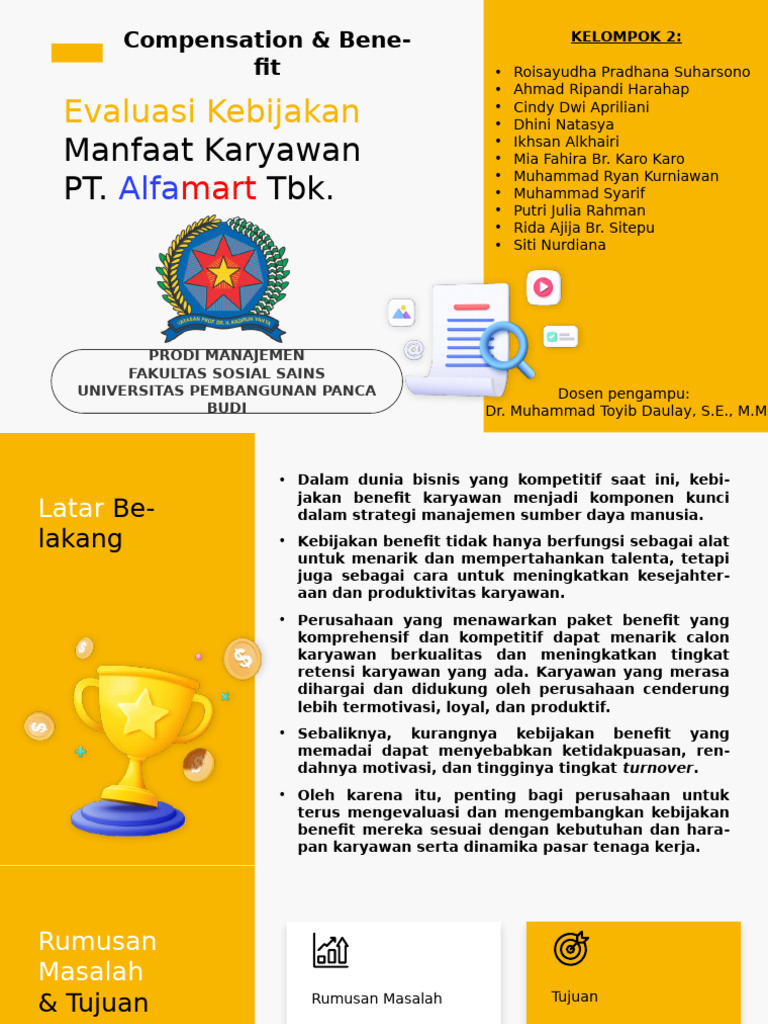 Compensation & Benefit (PT Alfamart) | PDF