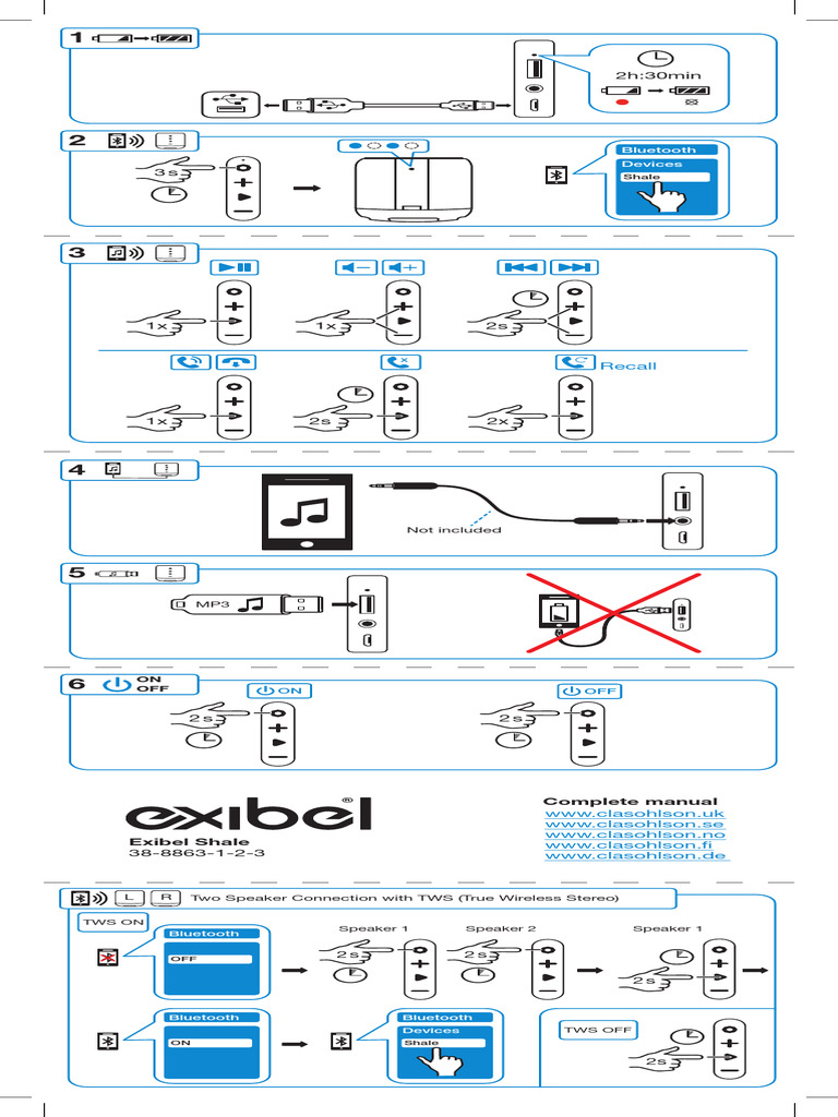 TWS Bluetooth Speaker Guide | PDF