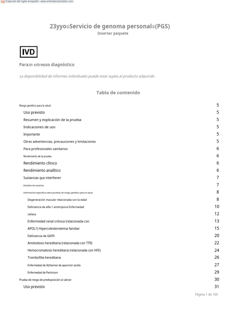 Package Insert v5 (1) .En - Es | PDF