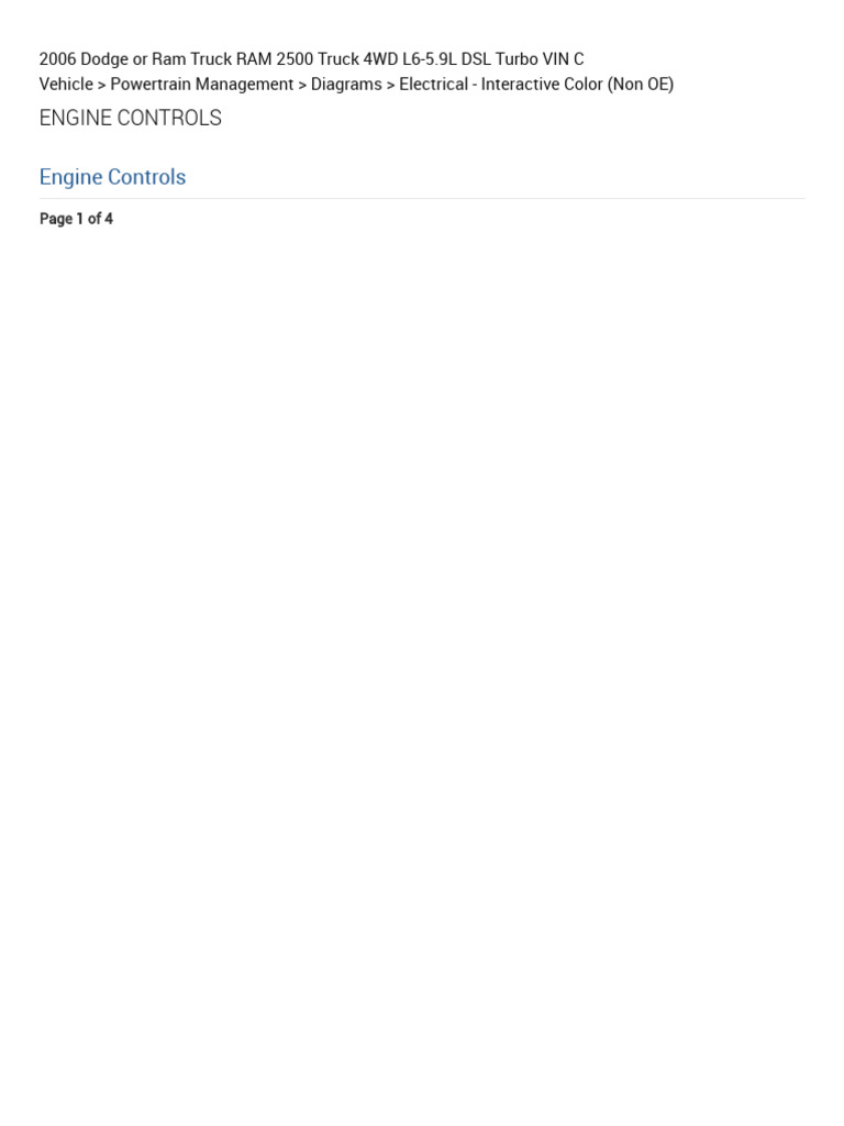 Engine Controls (Powertrain Management) | PDF