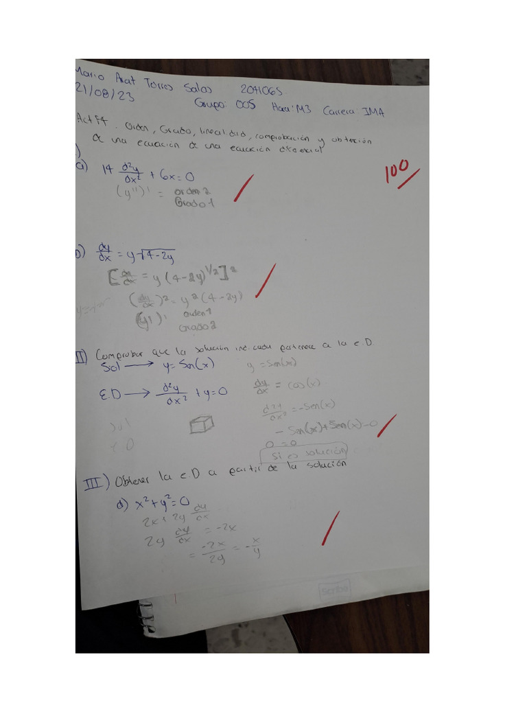 Mats - Actividad Fundamental - Mate3 | PDF