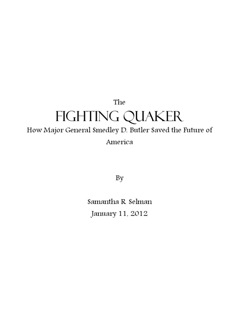 The Fighting Quaker | PDF | Franklin D. Roosevelt | Government