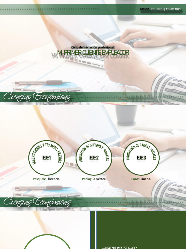 CPCE Buenos Aires - MI PRIMER CLIENTE EMPLEADOR | PDF