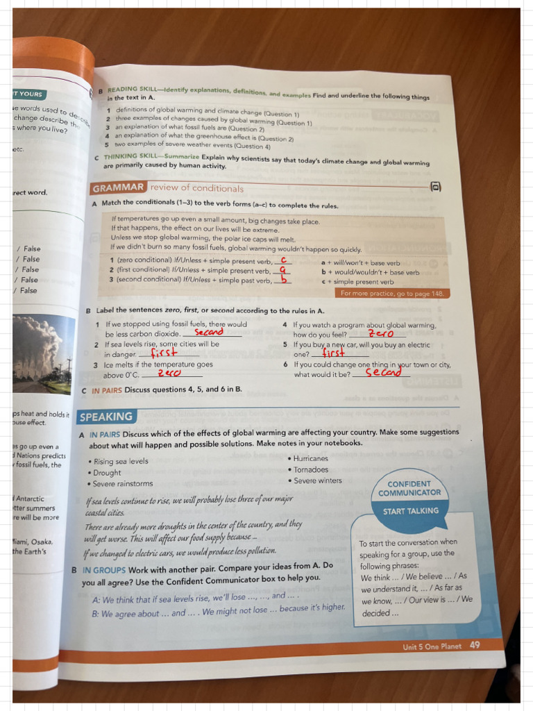 Conditionals Review Book Pages | PDF