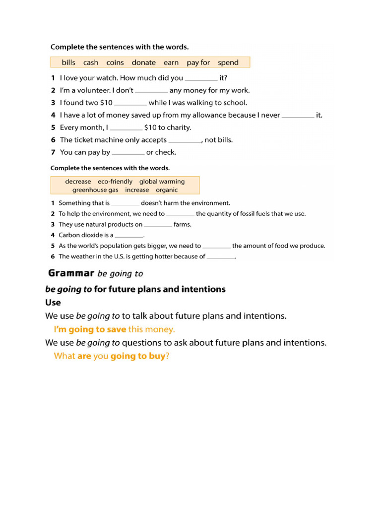 Exercises Unit 4 | PDF