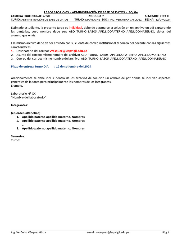 2 LABORATORIO 05 - SQLite | PDF