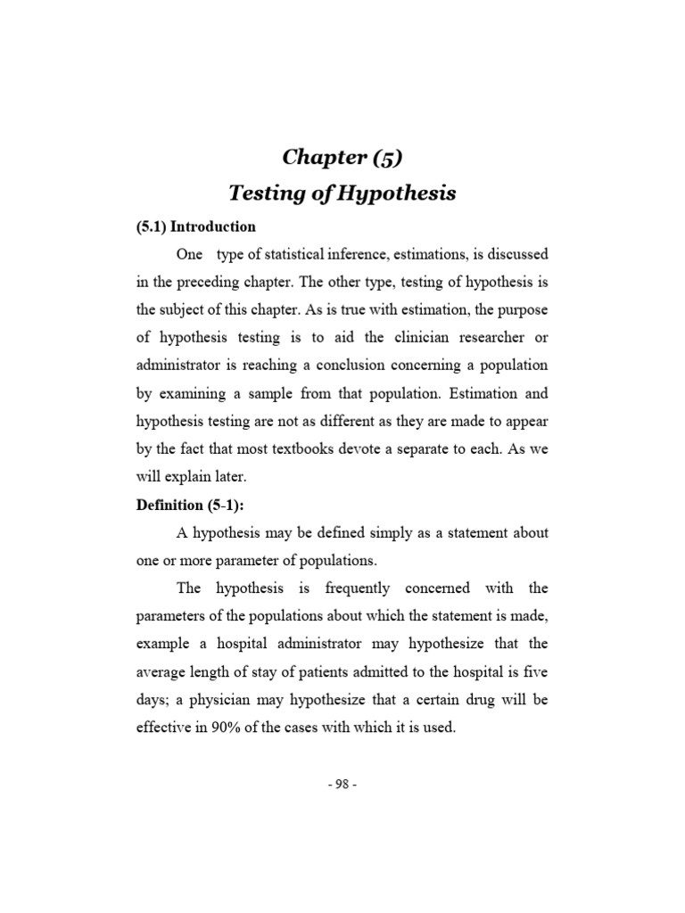 Hypothesis testing | PDF