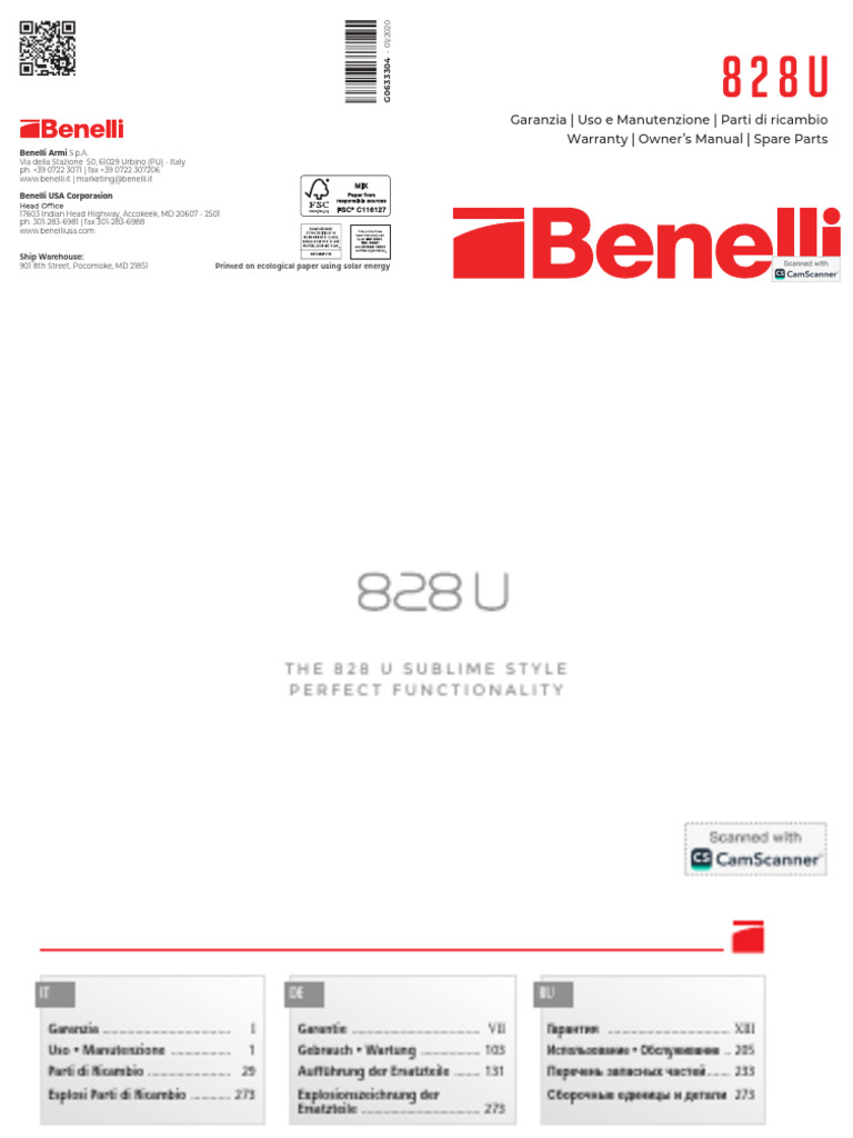 Manuel D'utilisation Et Entretien | PDF