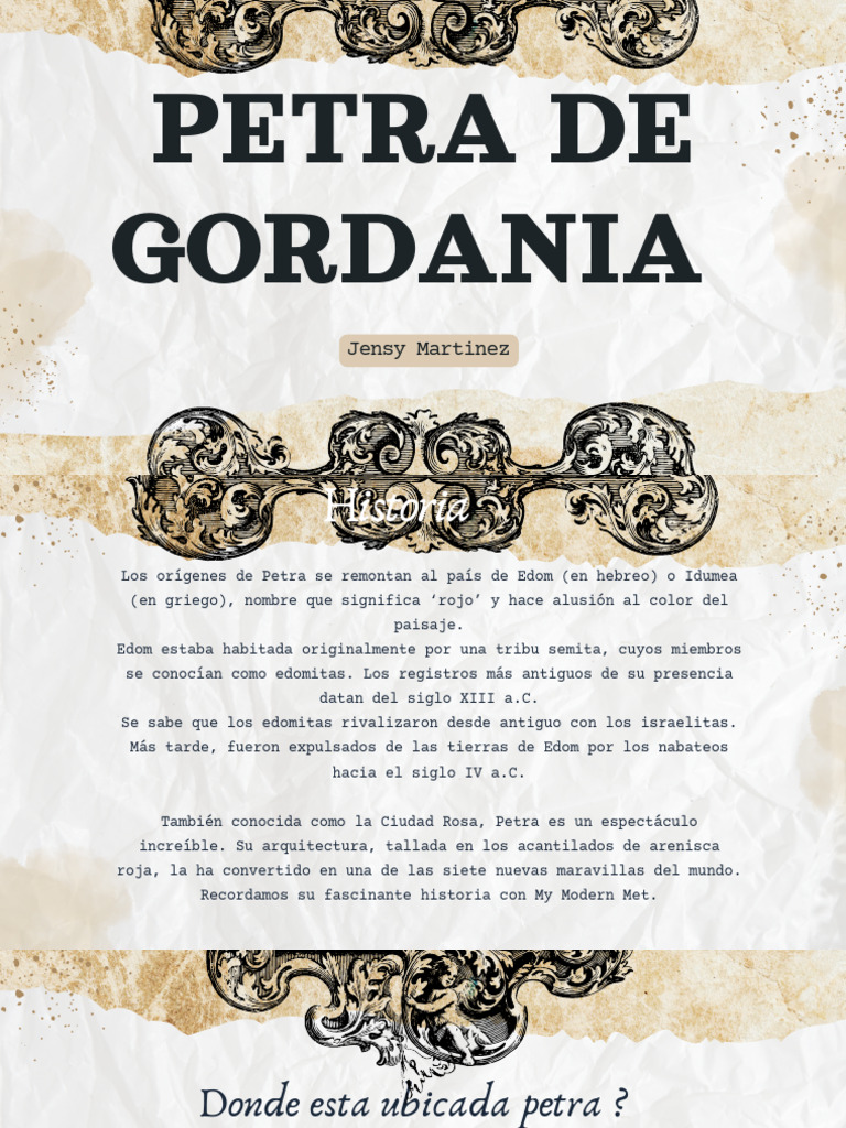 Petra de Gordania | PDF