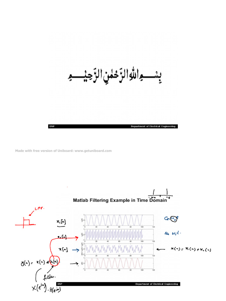 DTFT & Its Properties(2) | PDF
