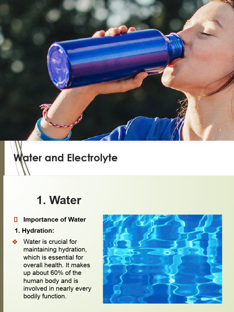 Essential Nutrients - Water - 6 | PDF