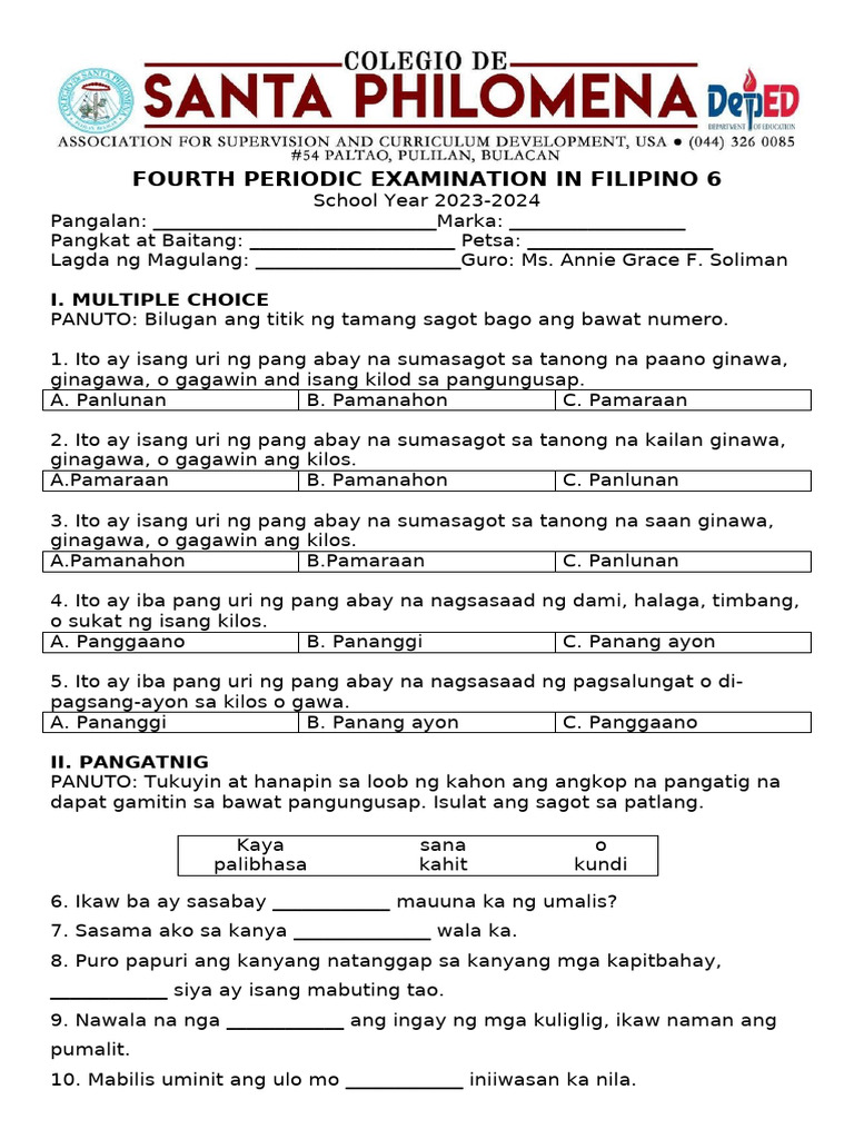 FILIPINO | PDF