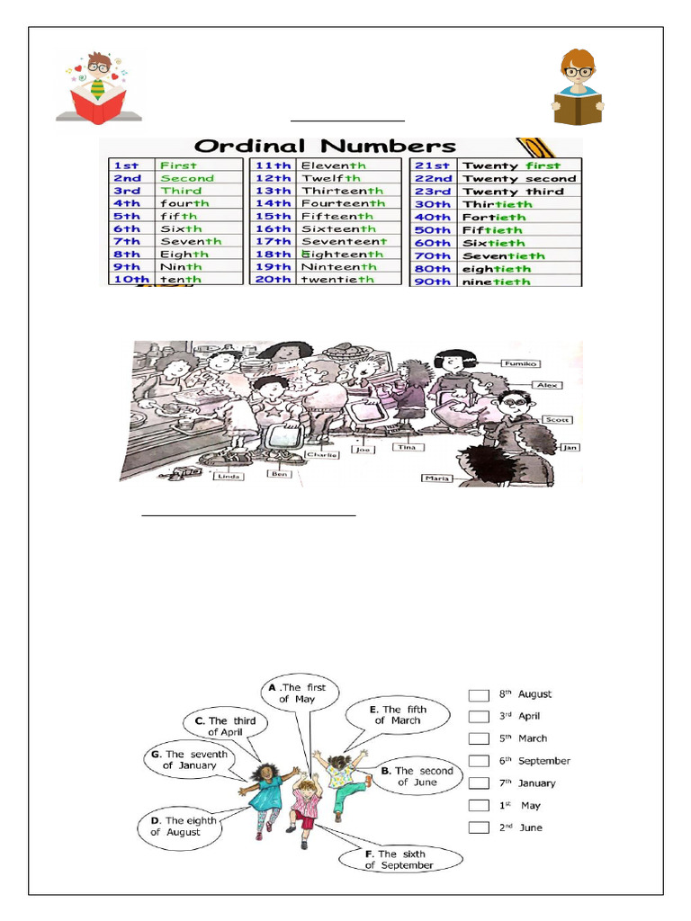 ordinal numbers | PDF
