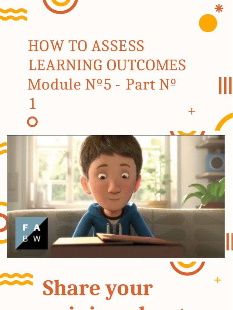 Module 5 HOW TO ASSESS LEARNING OUTCOMES | PDF