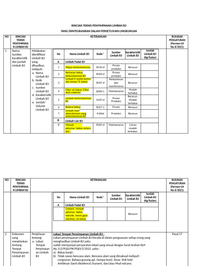 Rintek Tabel LB3 Ptec | PDF