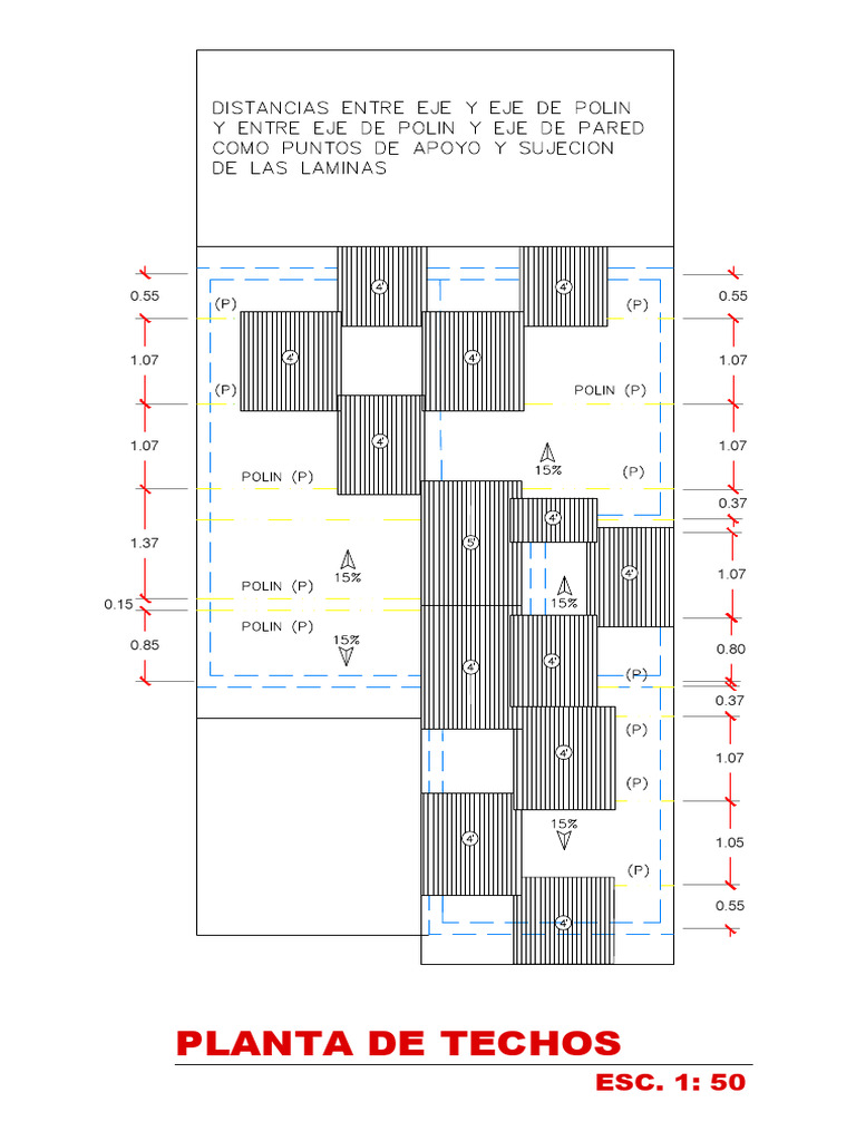 Plano de Techos | PDF