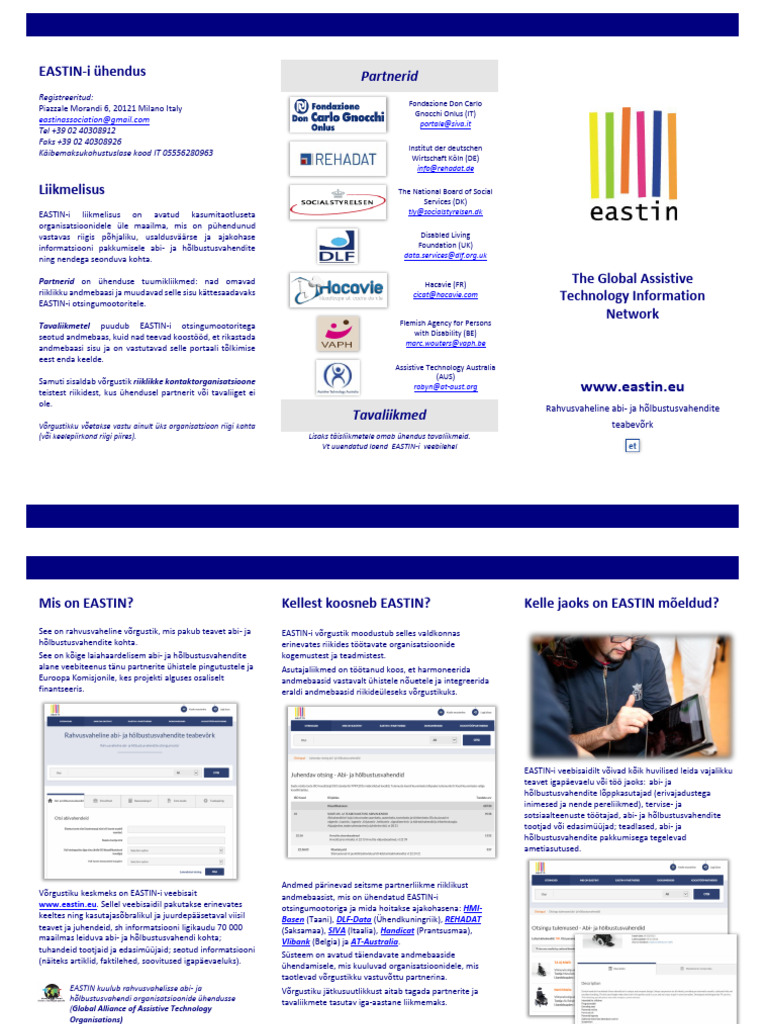 Et Eastin Network Brochure Estonian | PDF