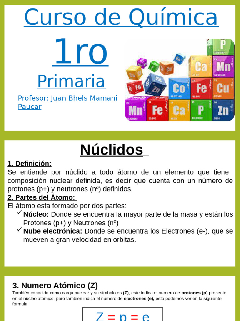 Nuclidos-2024 - 1ro | PDF