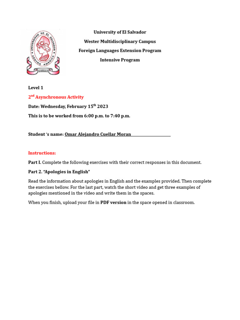 Asynchronous Activity Week 3 | PDF