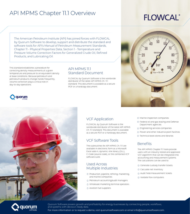 Api Mpms Chapter 11 1 Overview | PDF