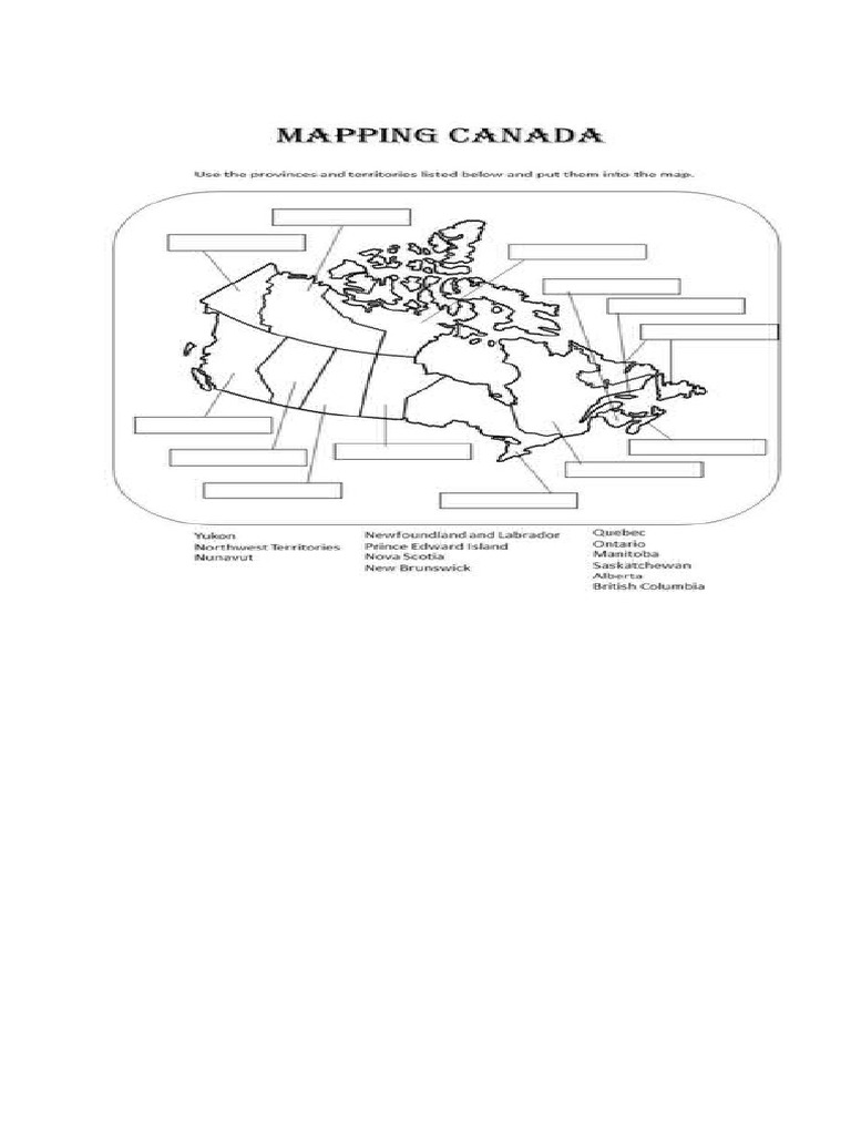Map Canada | PDF