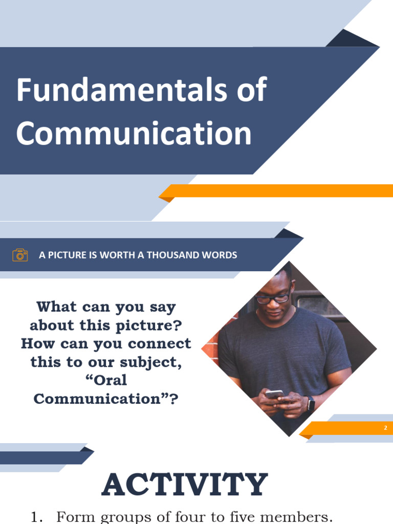 Lesson 1 Fundamentals of Communication | PDF