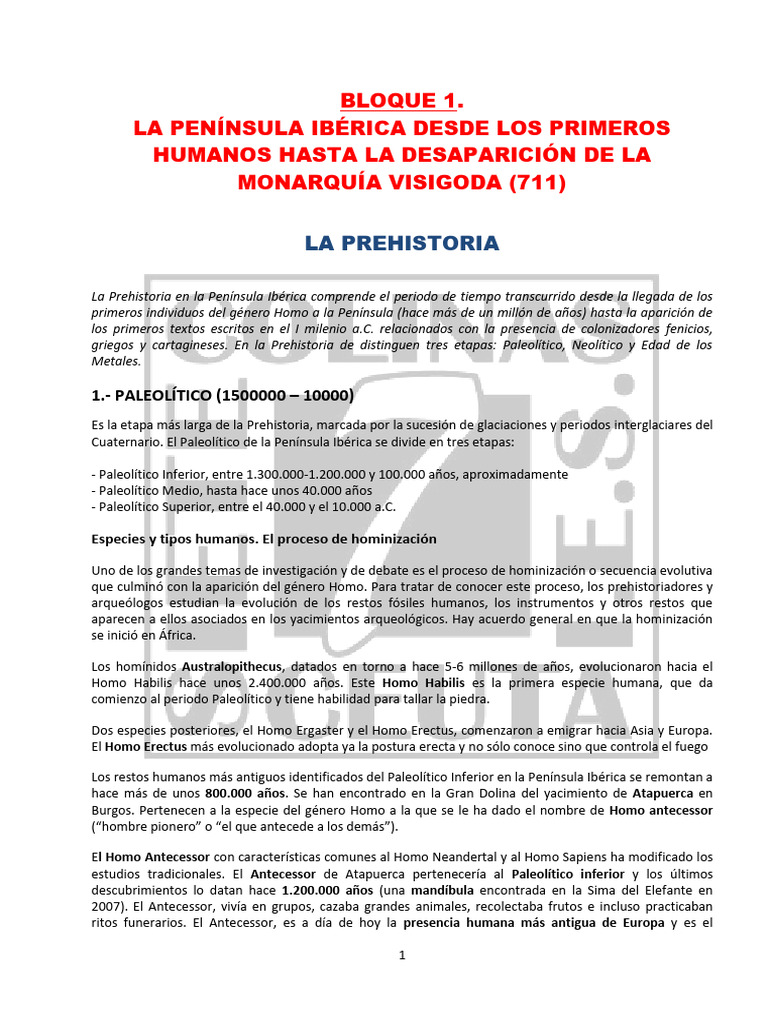 La Peniì - Nsula Ibeì - Rica Desde Los Primeros Humanos Hasta La Desparicioì - N de La Monarquiì ...