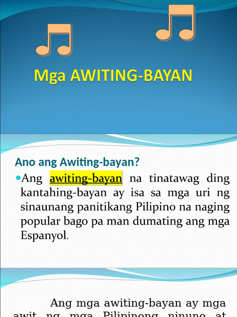 A Witing Bayan | PDF
